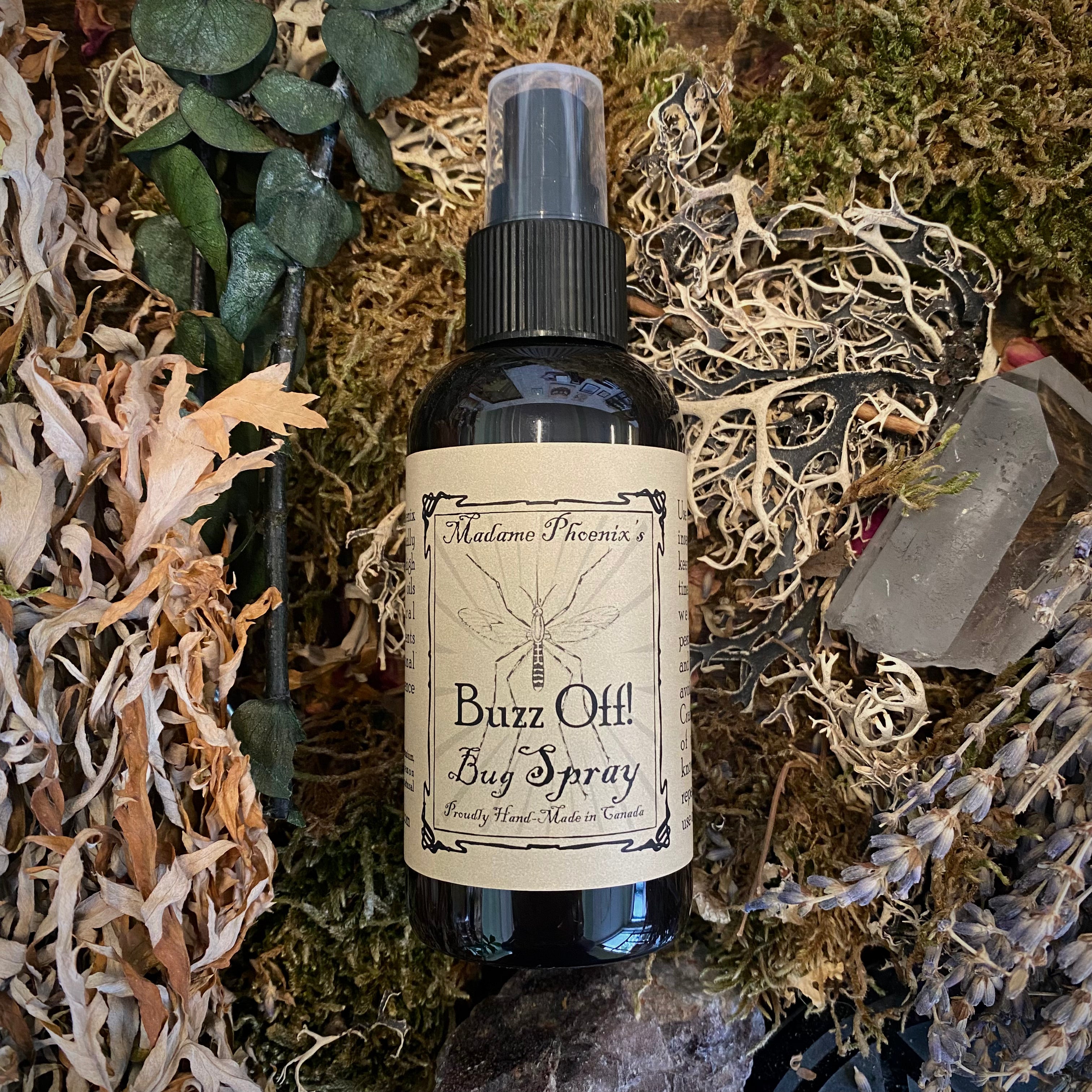 Buzz Off! All natural insect repellent – Madame Phoenix Online